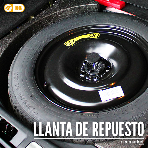 Uso de la llanta de repuesto – Neumarket México